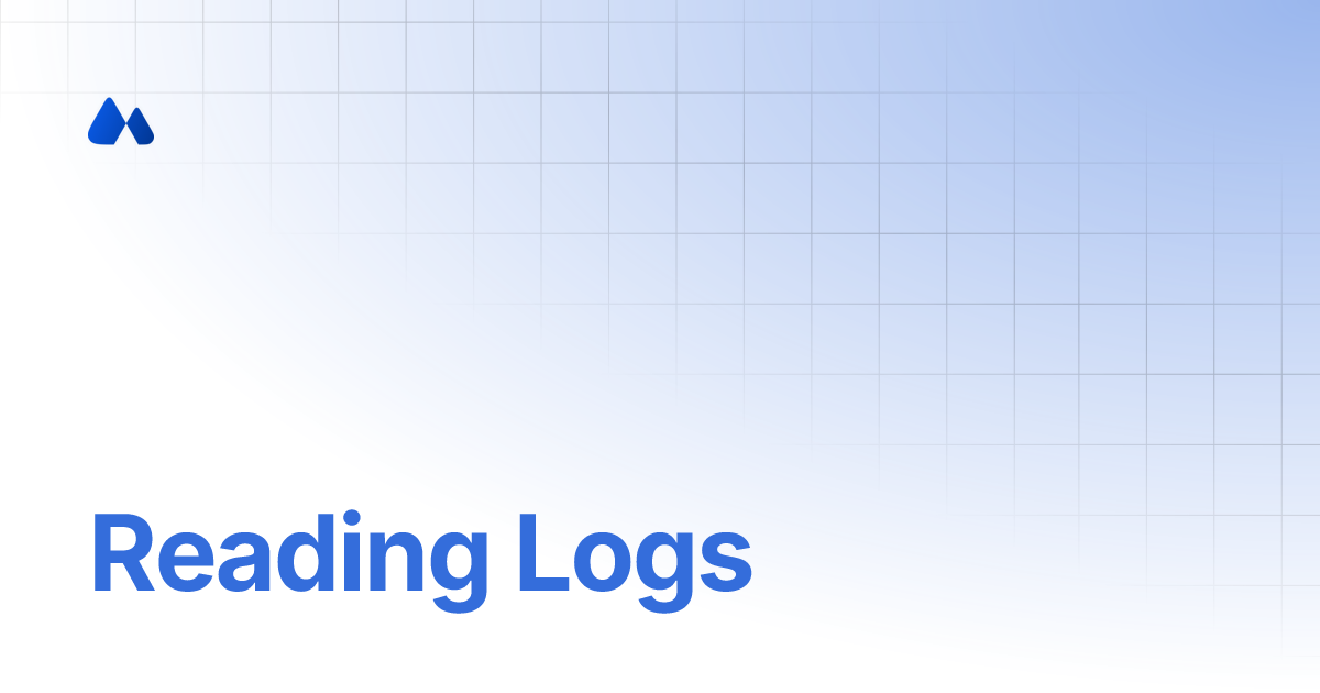 Reading Logs | Knowledgebase